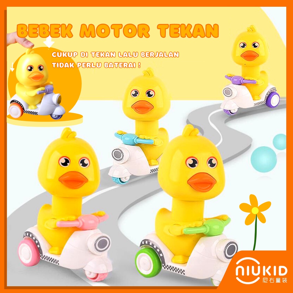 Jual NIUKID - Mainan Edukasi Anak Robot Bebek Dinosaur Ditekan Bisa ...