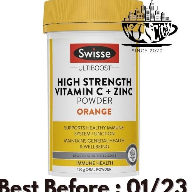 Jual [ORIGINAL] SWISSE ULTIBOOST HIGH STRENGTH VITAMIN C+ZINC POWDER ...