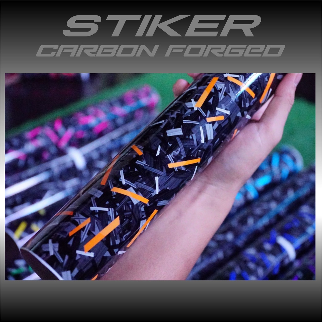 Jual Sticker Motif Carbon Forged - Stiker Karbon Forged Ukuran 50 X 100 ...