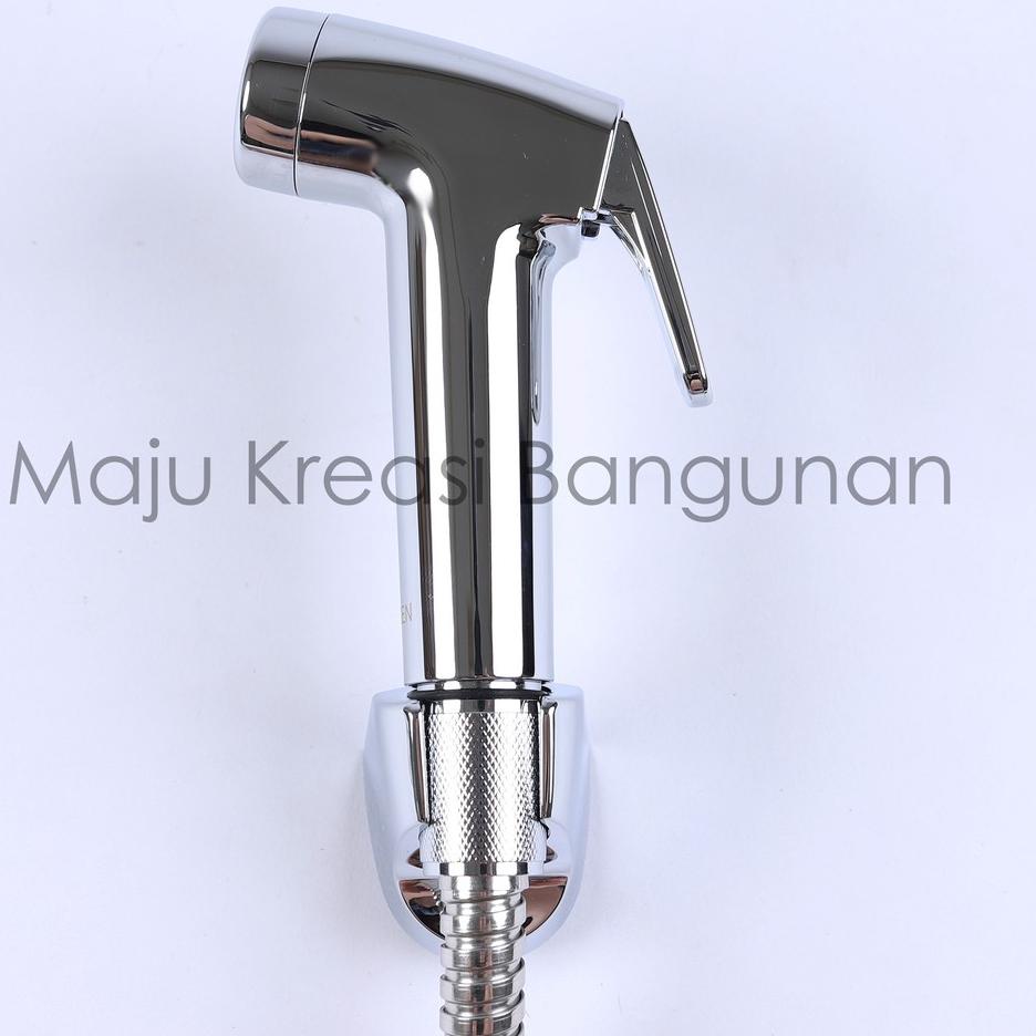 Jual Jet Shower SOLIGEN Set Kepala Washer Toilet Cebok Chrome Selang Stainless Nekel Nikel Bidet ...