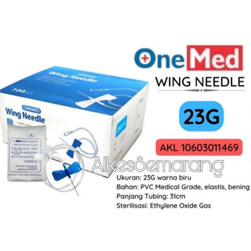 Jual Wing Needle Onemed 23G / Needlle | Shopee Indonesia
