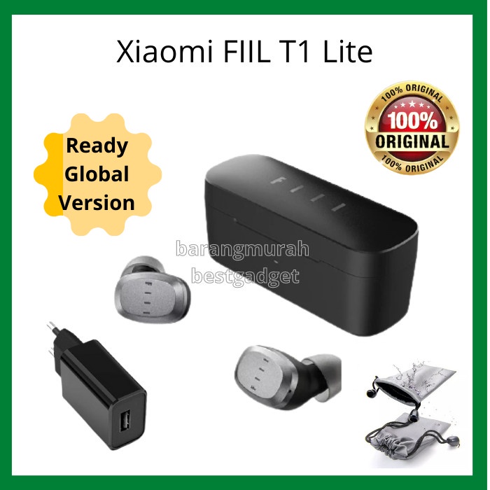 Jual Audio Original Earbuds Tws Xiaomi Fiil T1 Lite Bluetooth 5.2 Ipx7 ...