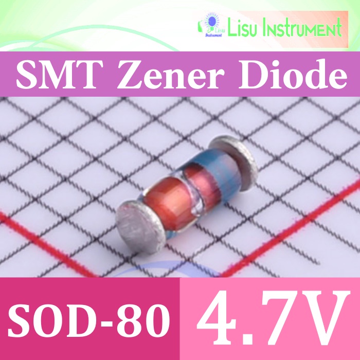Jual 4.7V 0.5W Zener Diode 1/2W 4V7 LL34 SOD80C SMD SMT | Shopee Indonesia