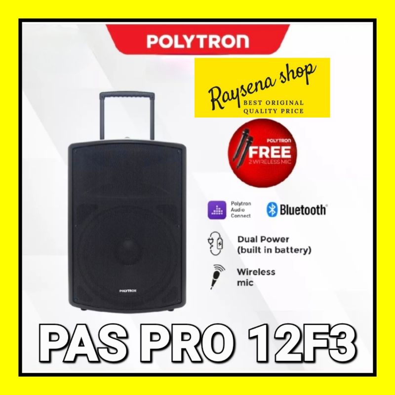 Jual POLYTRON PASPRO 12F3 PROFESSIONAL SPEAKER AKTIF PAS PRO 12F3 ...