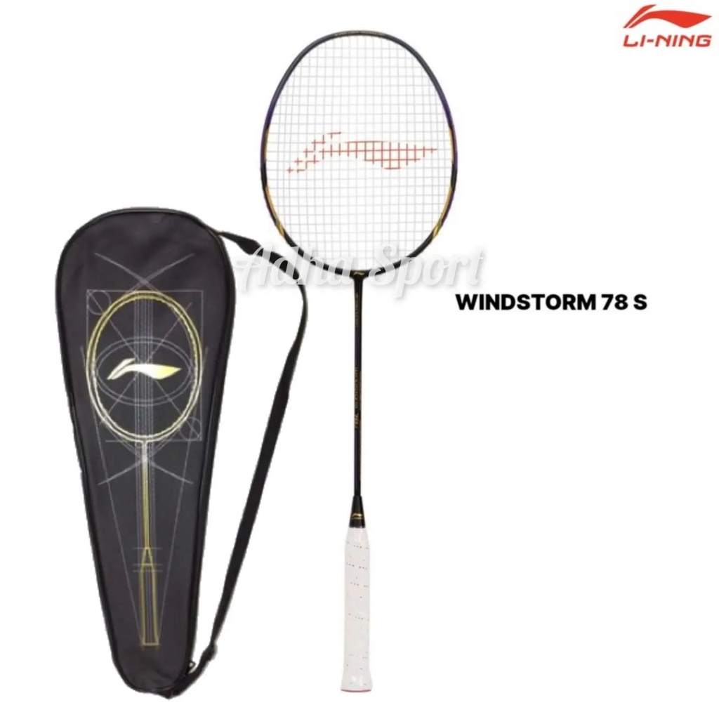 Jual Lining Windstorm 78S / 78 S Black Gold Plus Pasang Senar Raket ...
