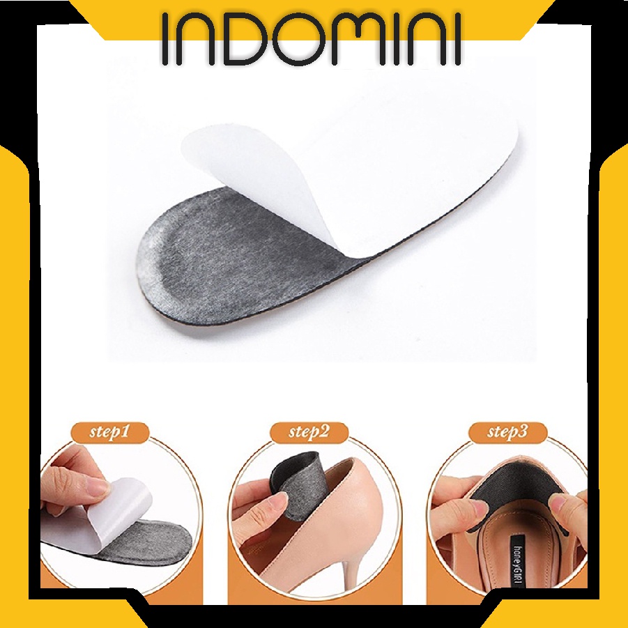 Jual INDOMINI Insole Sepatu Sticker Bantalan Pelindung Tumit Pad Heel ...