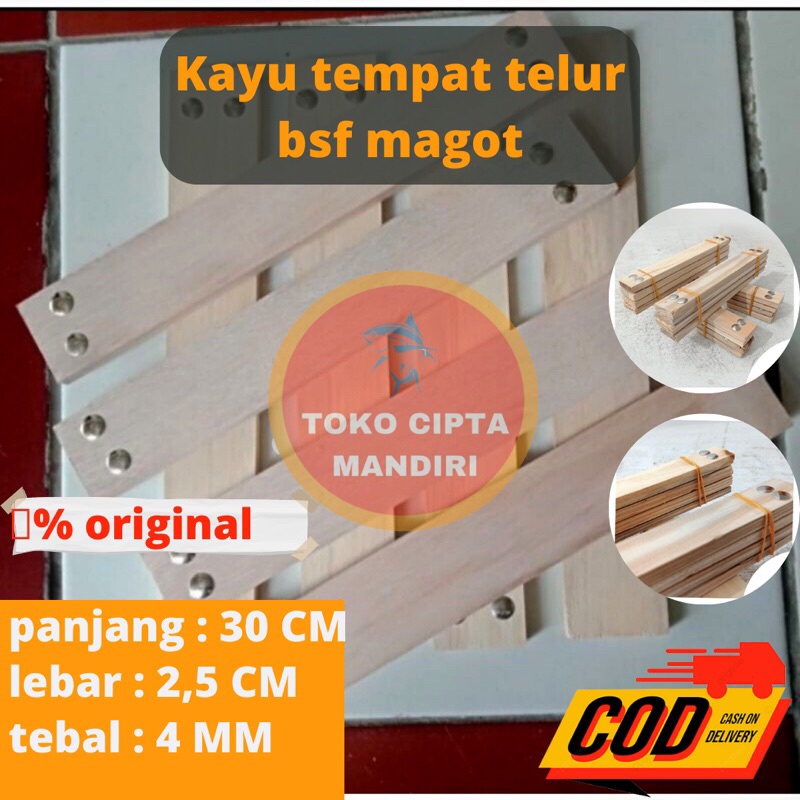 Jual kayu tempat telur bsf eggies magot | Shopee Indonesia