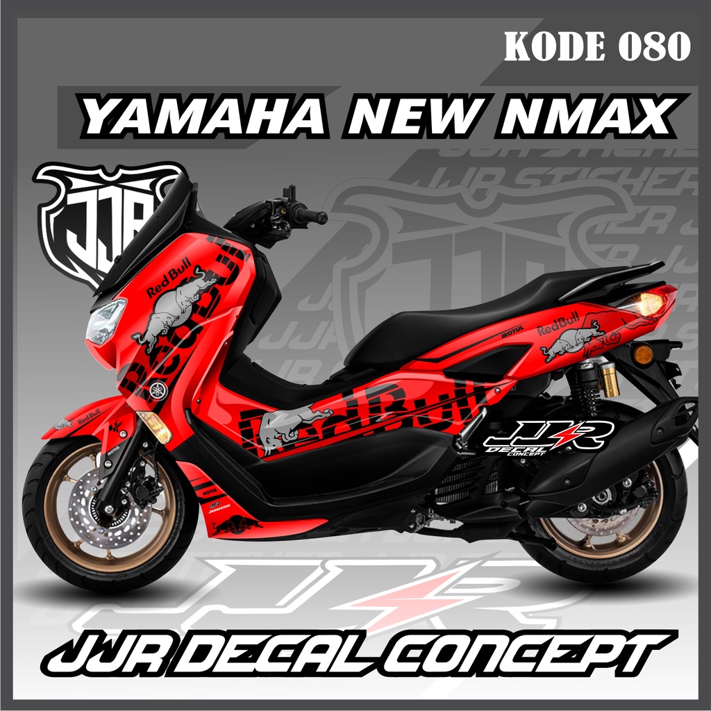 Jual STIKER NMAX NEW 2020-2022 FULL BODY MOTIF RED BULL KEREN VARIASI ...