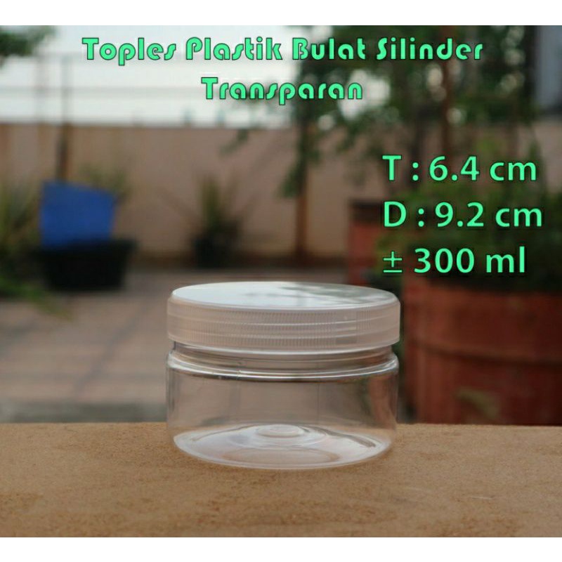 Jual Toples Kue 300ML TEBAL Toples Tabung 300ML kecil Toples Jar ...