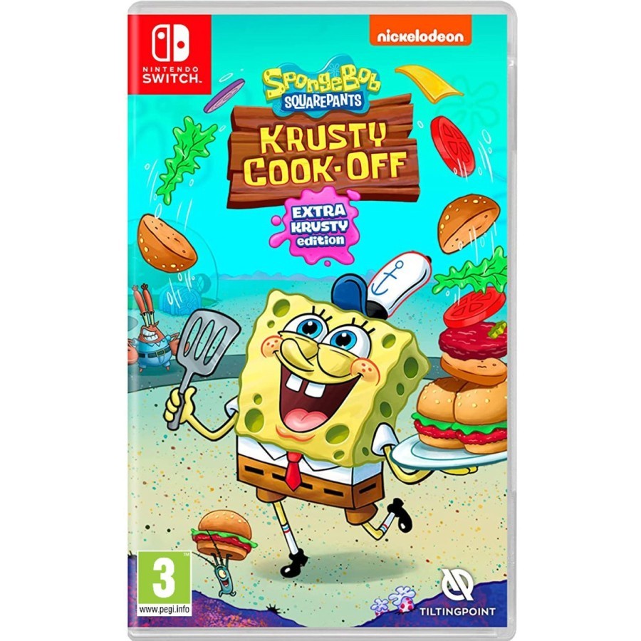 Jual Nintendo Switch Spongebob Squarepants Krusty Cook Off Extra Krusty ...