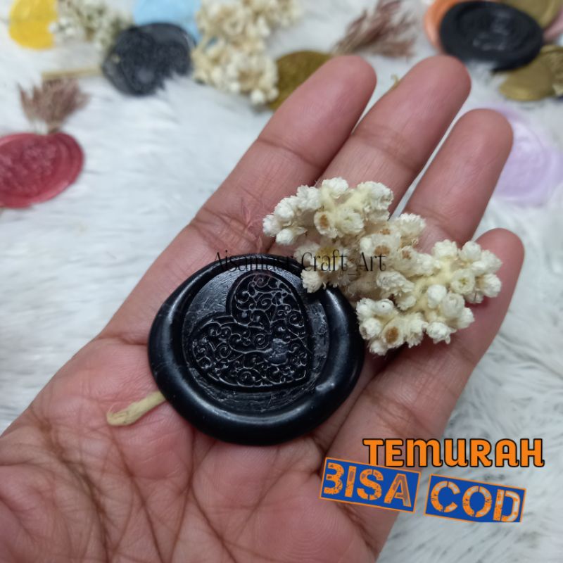 Jual SEAL WAX LILIN STEMPEL SIAP PAKAI DENGAN BUNGA ASLI UNTUK ...