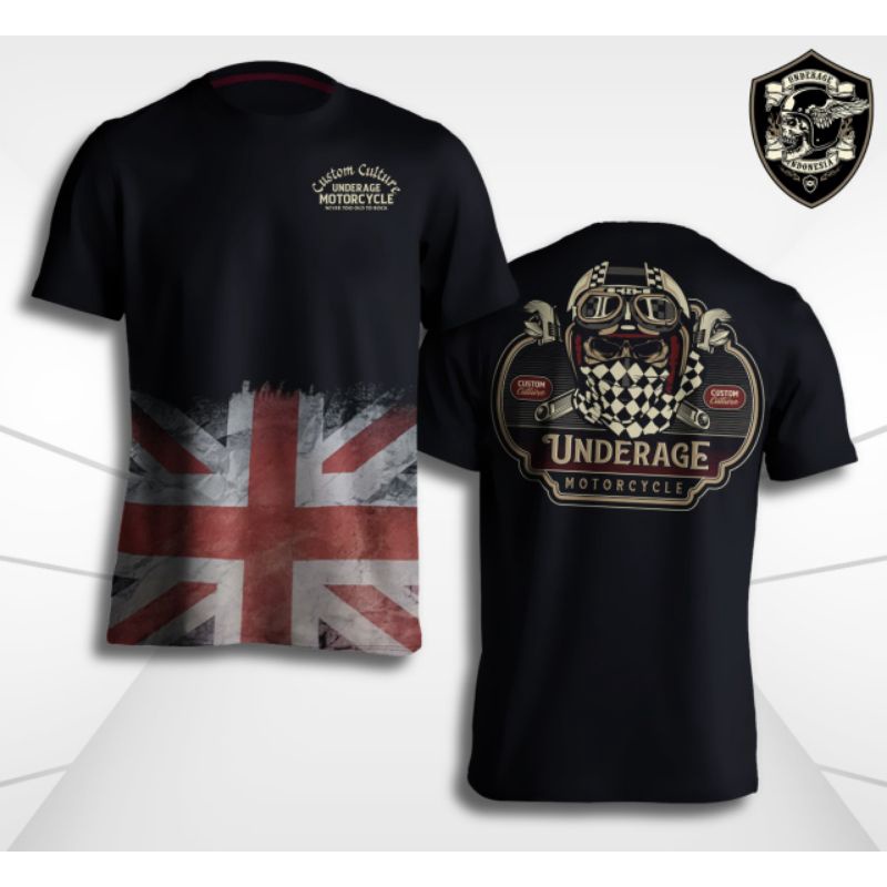 Jual UNDERAGE PREMIUM ORIGINAL kaos motor kaos super moto kaos bikers ...