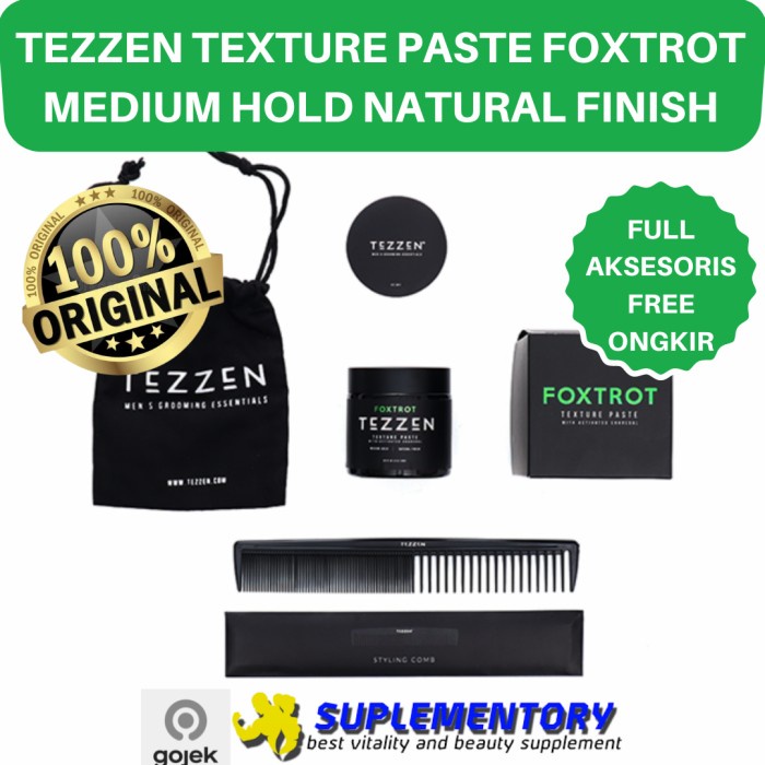 Jual Tezzen Hair Pomade Clay Foxtrot Alpha Bravo Echo Minyak Rambut ...