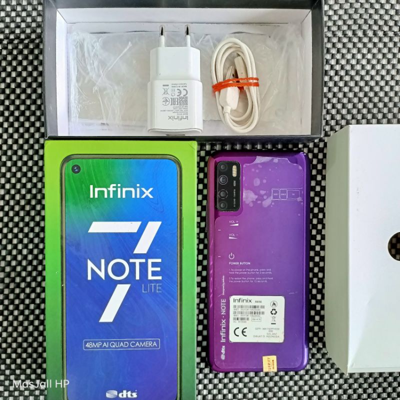 Jual Infinix Note 7 Lite 4/64 Second Fullset Ori | Shopee Indonesia