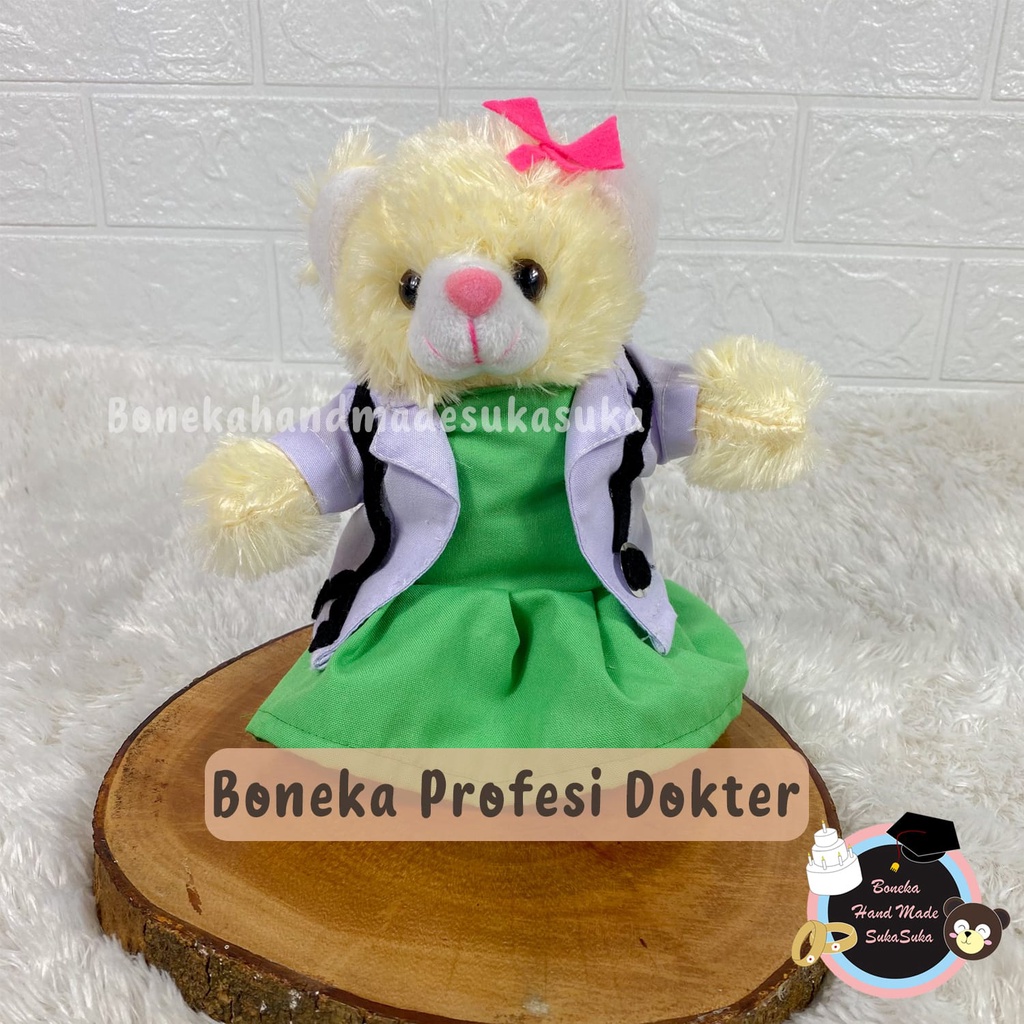 Jual BONEKA PROFESI DOKTER UMUM GIGI SPESIALIS PERAWAT BIDAN UK 25 CM ...