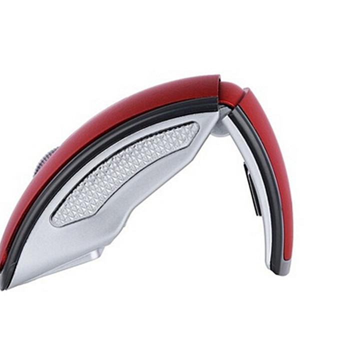 Jual Mouse Lipat Folded Super Slim Optical Wireless Mouse 2.4GHz Hitam ...