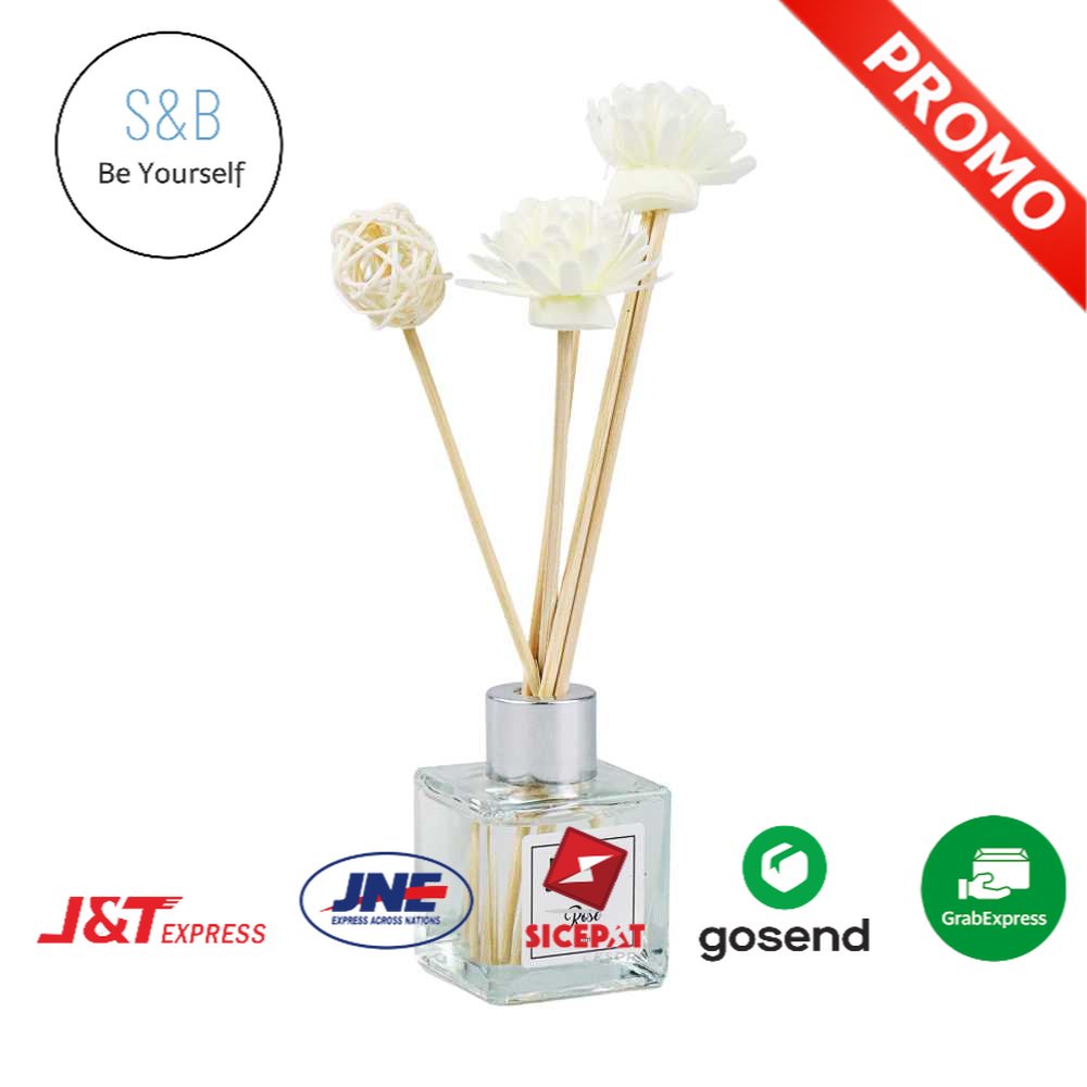 Jual Pengharum Ruangan Reed Diffuser with Rattan Sticks 50 ml | Shopee ...
