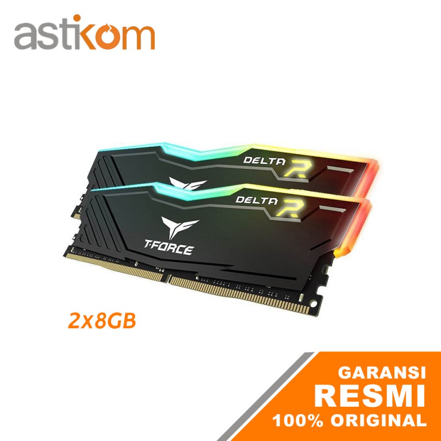 Jual RAM PC Team Delta RGB DDR4 16GB (2X8GB) 3200Mhz | By Astikom | Shopee Indonesia