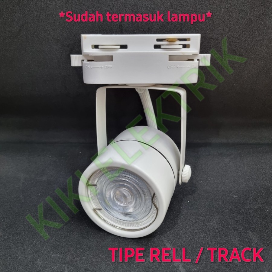 Jual Lampu Sorot LED / Lampu Spot Light Putih MURAH !! ( REL / TRACK Mr16 ) | Shopee Indonesia