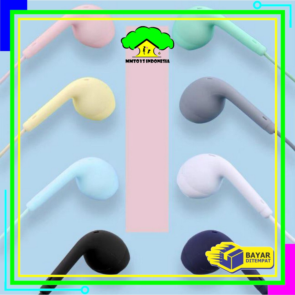 Jual MI-C394 Headset Macaron Matte Color U19 Hifi / Handsfree Mate ...