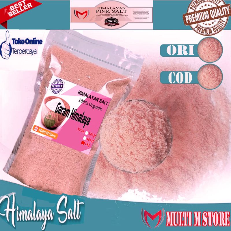 Jual Garam Himalaya Premium 1 Kg | Pure Super Fine Himalayan Salt ...