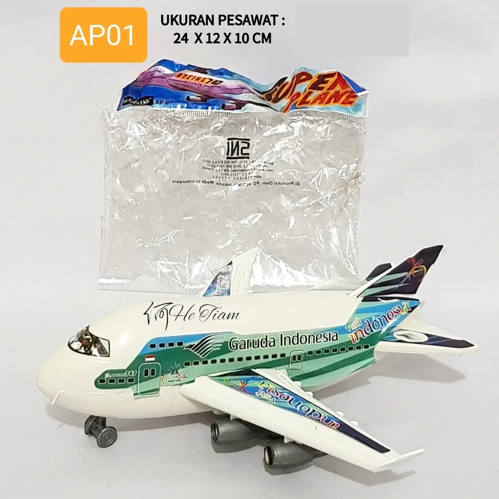 Jual Mainan Pesawat Garuda Indonesia AP01 / Mainan Pesawat Airlines ...