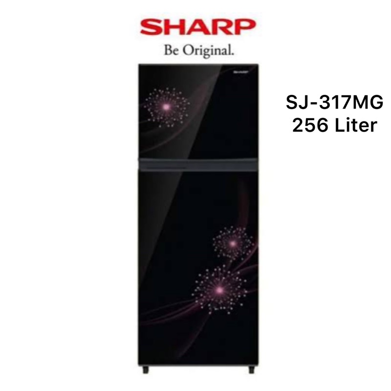 Jual KULKAS SHARP SJ 317MG 2 Pintu 256 Liter | Shopee Indonesia