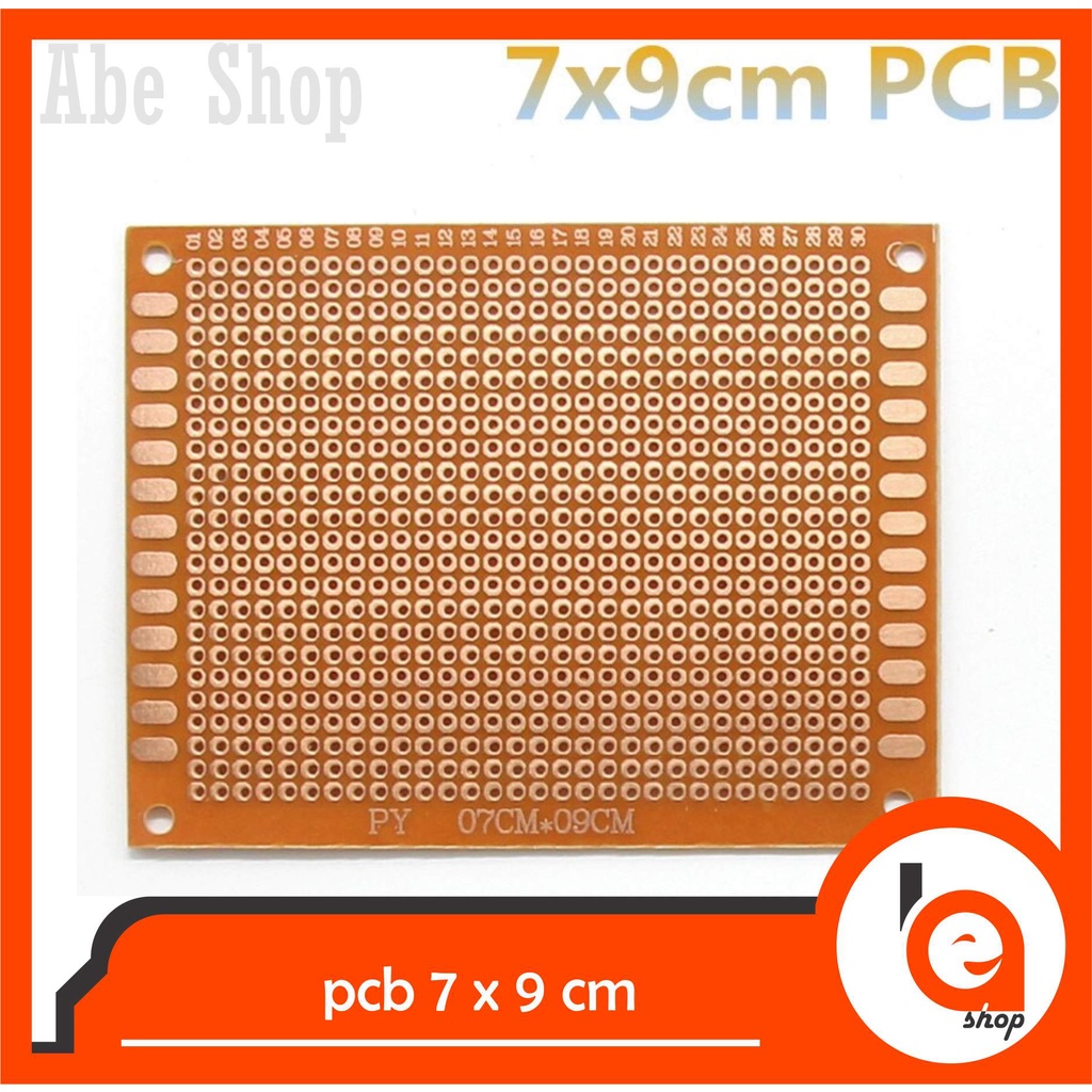 Jual PCB Dot Matrix 7*9 lubang 7x9 cm Dot Matrik Circuit IC Universal 7 ...