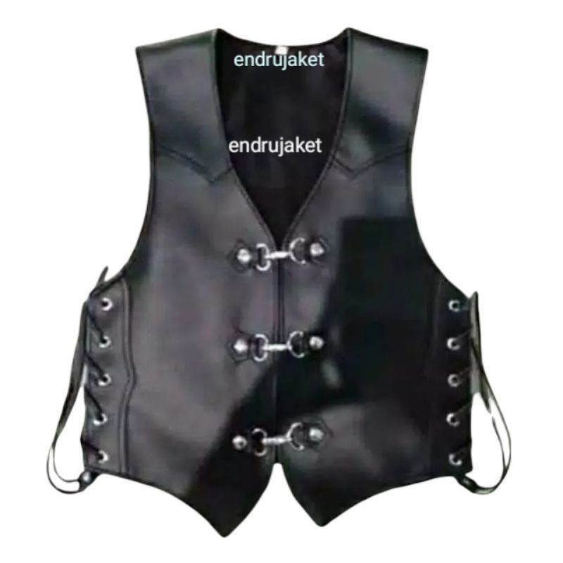 Jual rompi kulit bikers rompi kulit touring spesial price list 06 D ...