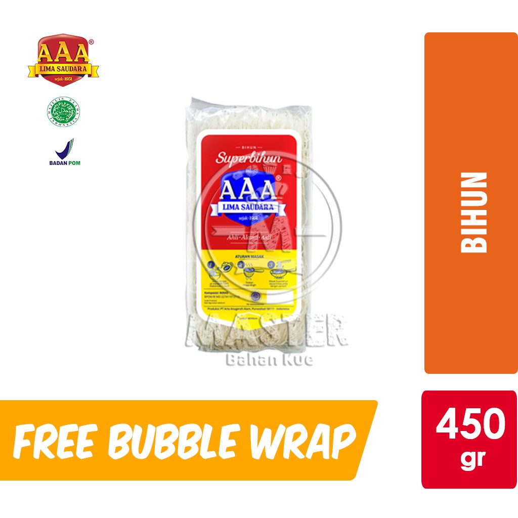 Jual Bihun Beras AAA Lima Saudara [450 gr] | Shopee Indonesia