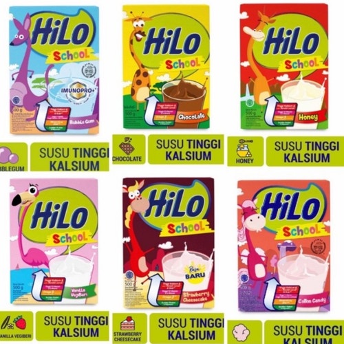 Jual HILO SCHOOL ALL VARIAN 500GR - SUSU PENINGGI BADAN TUMBUH KEMBANG ...