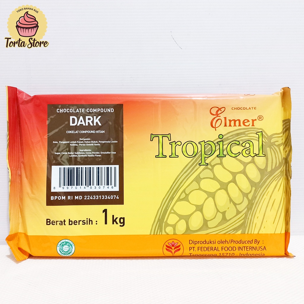 Jual ELMER COMPOUND TROPICAL DARK WHITE 1kg | Shopee Indonesia