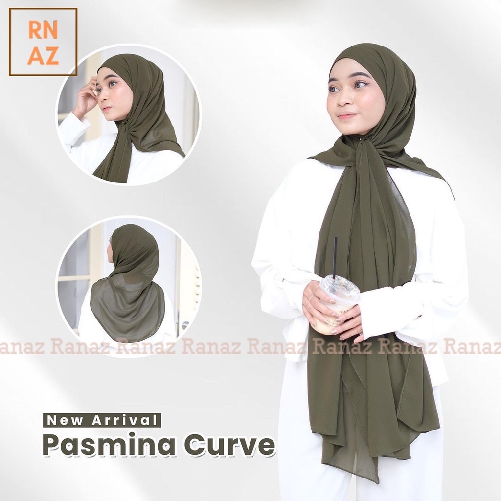 Jual PASHMINA OVAL MALAYSIA/HIJAB PASHMINA CURVE CERUTY BABYDOLL PREMIUM/KERUDUNG PASHMINA POLOS ...