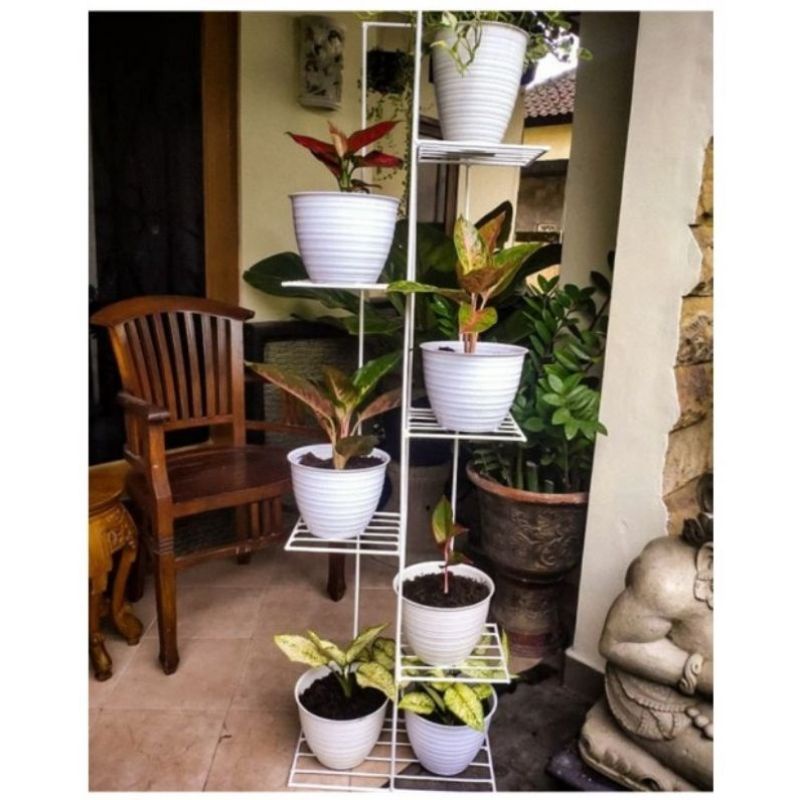 Jual STANDING POT SUSUN 6 / RAK BUNGA / RAK TANAMAN / RAK SUSUN ...