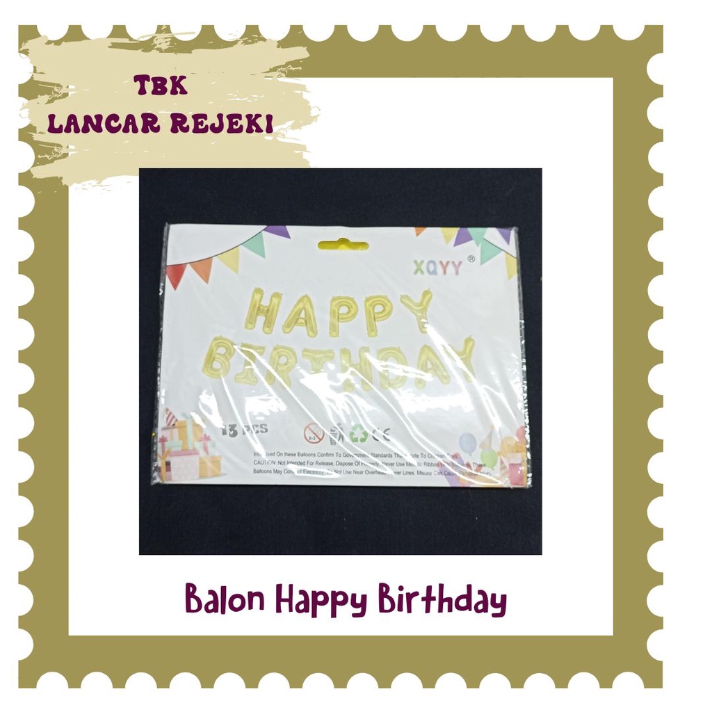 Jual Balon Happy Birthday | Shopee Indonesia