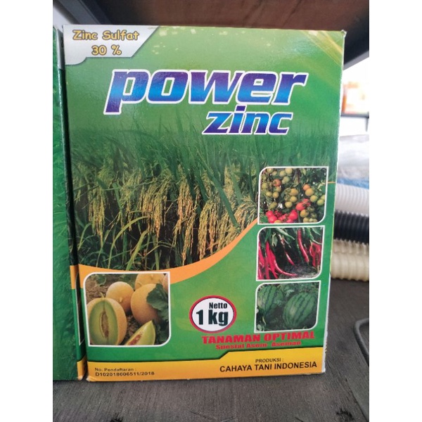 Jual pupuk zink Super ZINC/power zinc, zinc sulfat kemasan 1kg | Shopee ...
