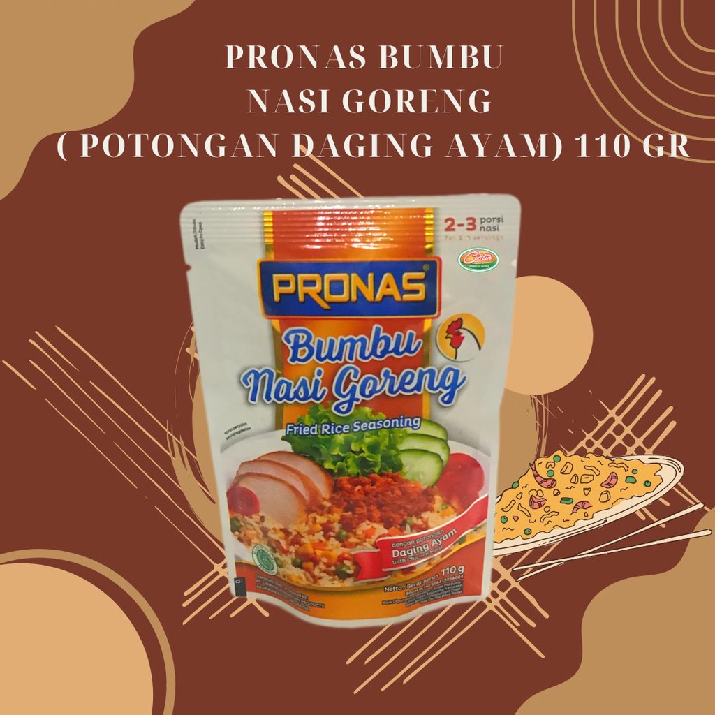 Jual Pronas bumbu nasi goreng dengan potongan ayam 110g | Shopee Indonesia
