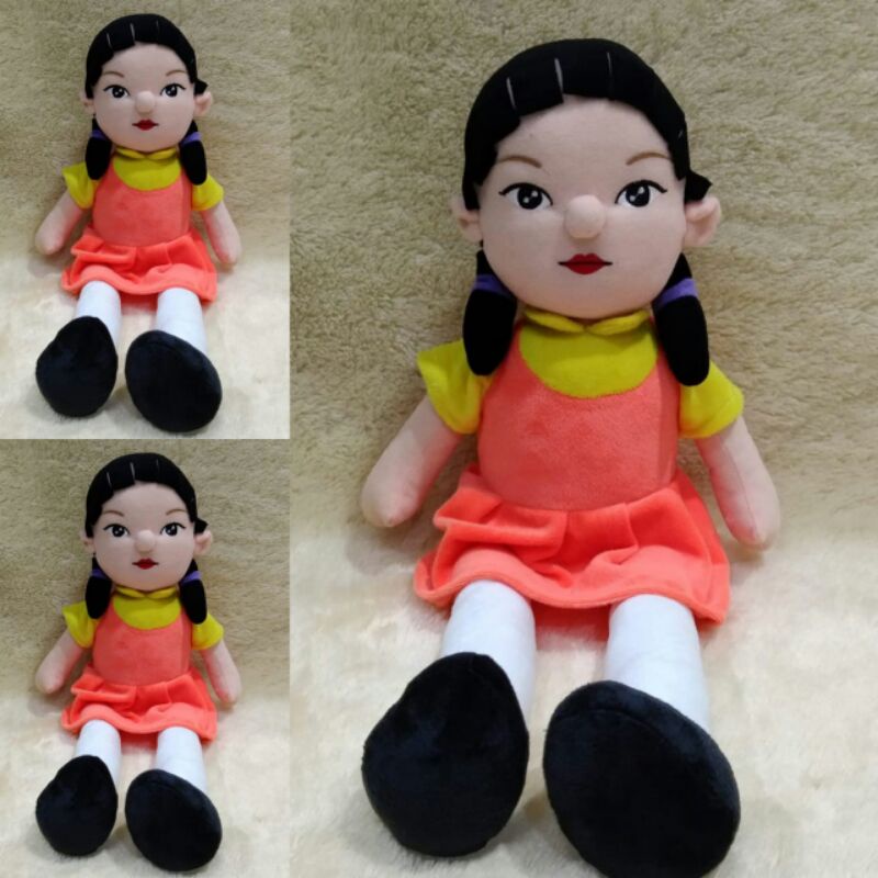 Jual Boneka squid game cewek 40 cm | Shopee Indonesia
