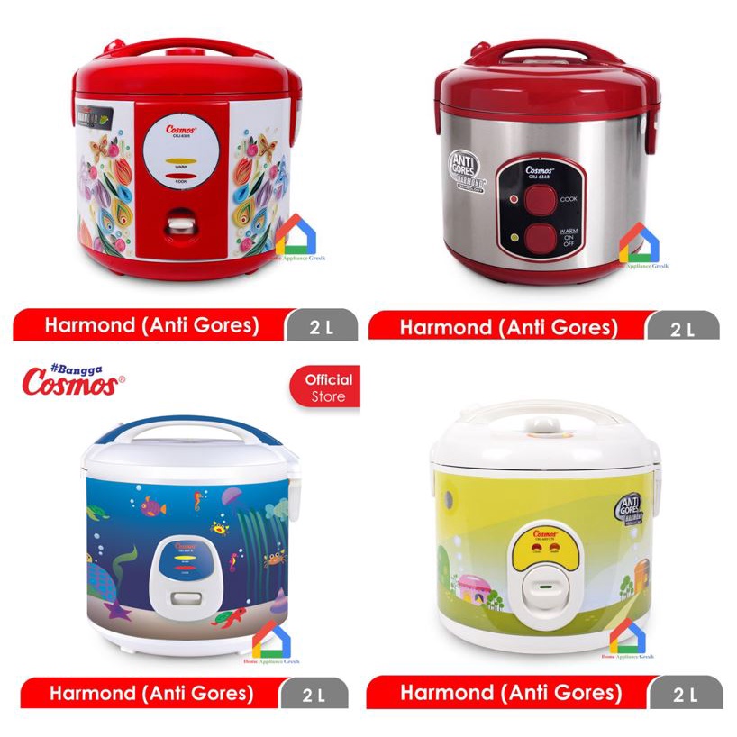 Jual Magic Com Cosmos Harmond CRJ 6368 / Rice Cooker Cosmos Harmond ...