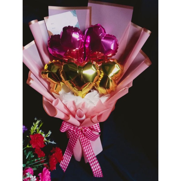 Jual buket balon love 5inch | Shopee Indonesia