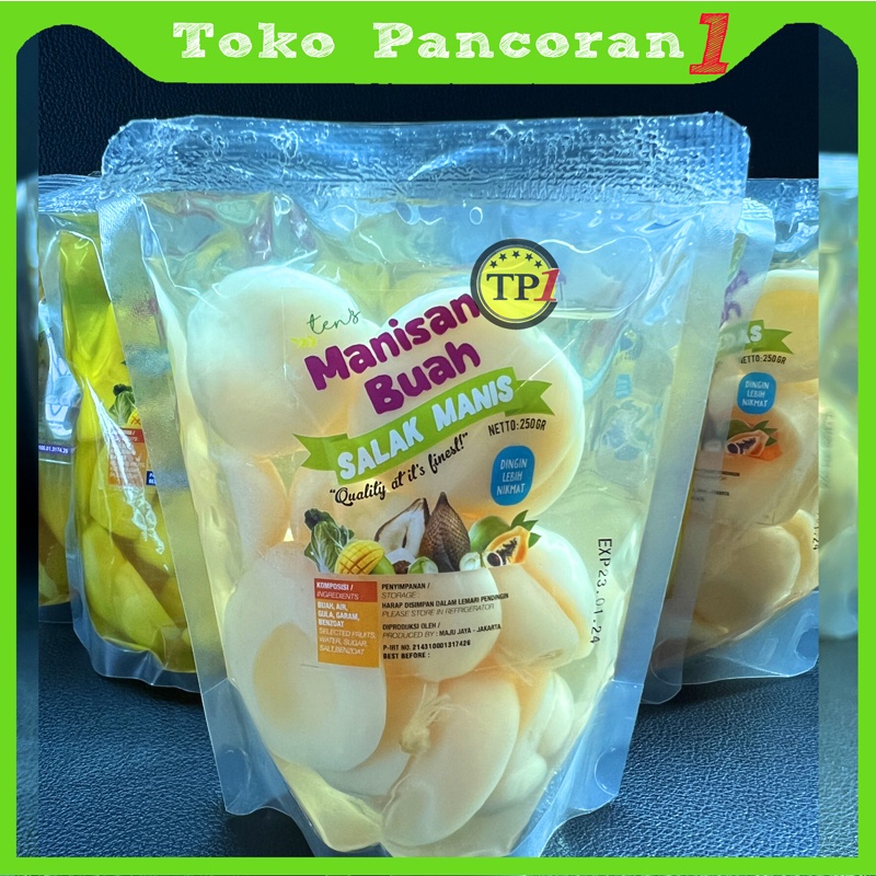 Jual Manisan Buah Mangga pala salak Basah Original / Pedas Segar ...