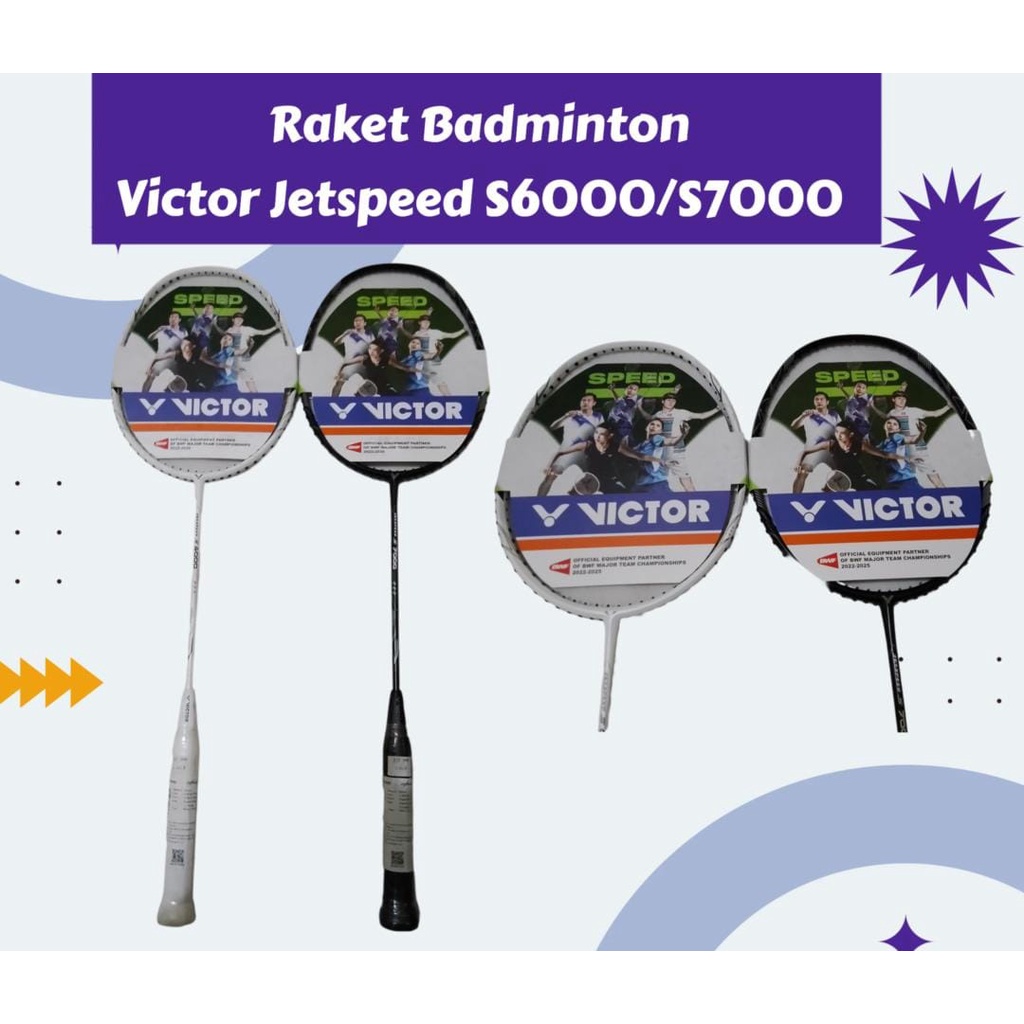 Jual Raket Badminton Victor Jetspeed S6000/S700 Original Raket Victor ...