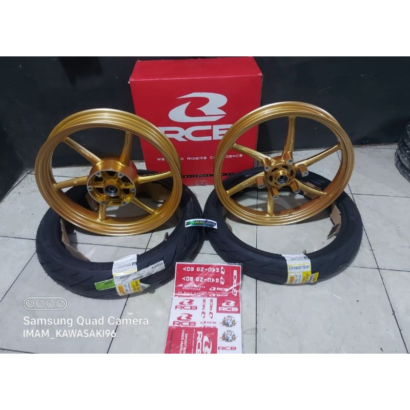Jual VELG RCB SP522 NINJA 150 RR original Malaysia plus ban firelli ...