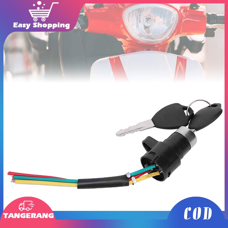 Jual Kunci Kontak Skuter Elektrik 3 Pin Switch On Off 2 Steep Sepeda ...