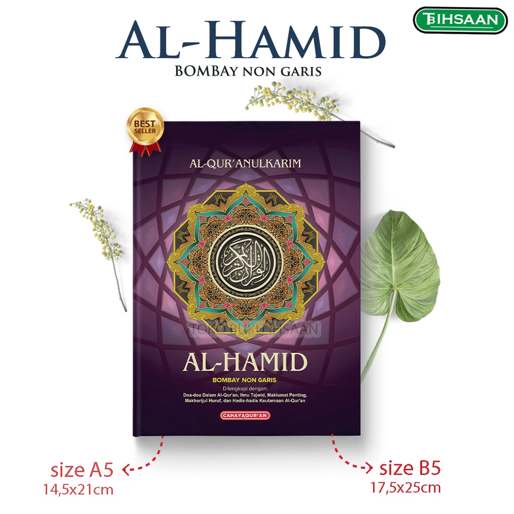 Jual Al Quran Al Hamid Bombay Non Garis (Ukuran A5) Cahaya Quran | Shopee Indonesia