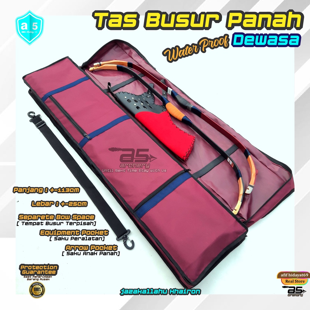 Jual Tas Busur Panah Dewasa Water Proof Olah Raga Panahan Tradistional ...