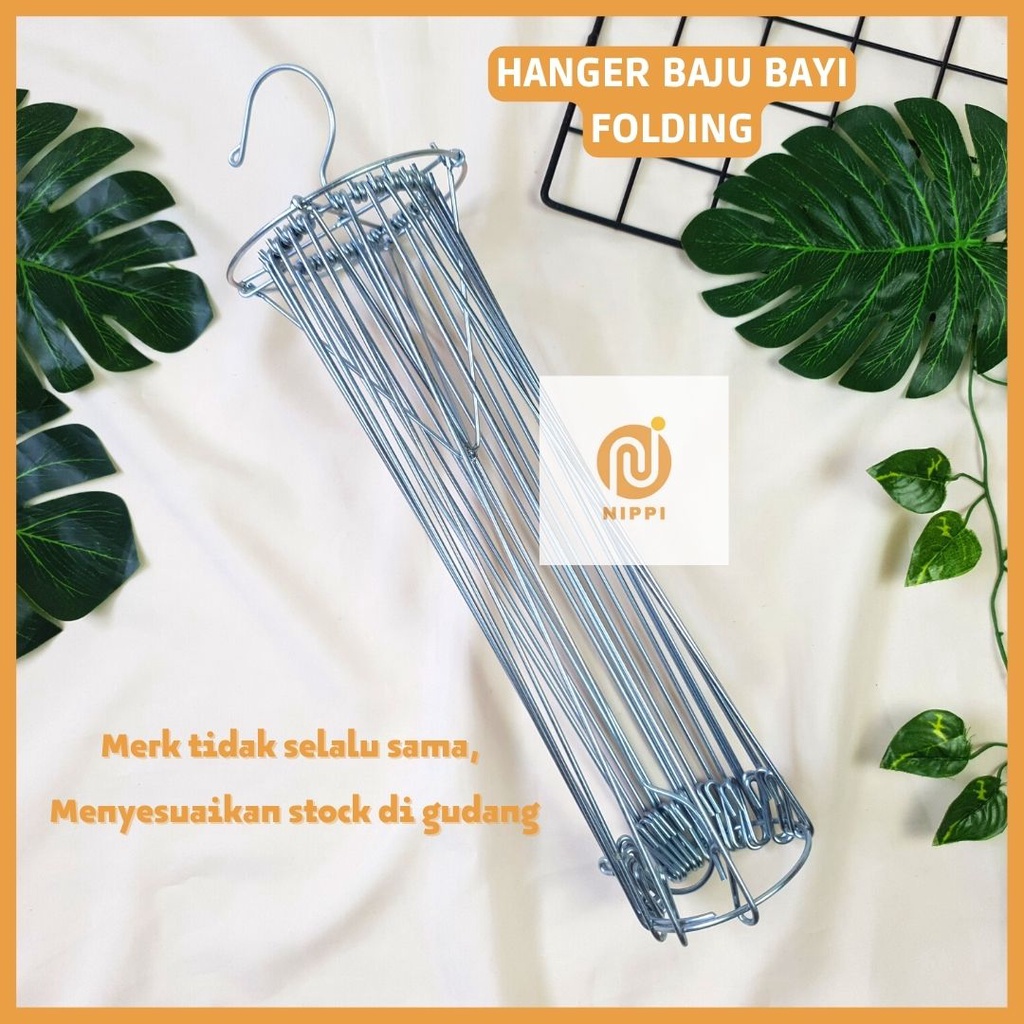 Jual Hanger Folding 24 Stik Jemuran Hanger Baju Bayi Anak Dewasa ...
