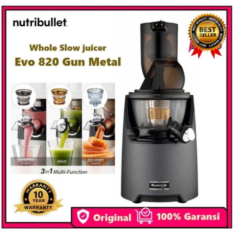 Jual Kuvings Slow Juicer EVO 820 Matt Gun Metal | Shopee Indonesia