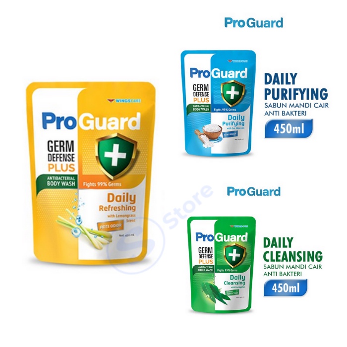 Jual Proguard Body Wash Daily Cleansing/Daily Purifying/Daily ...
