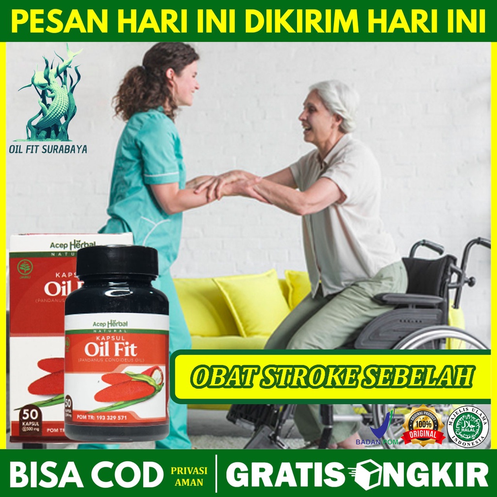 Jual Kapsul Oil Fit Obat Stroke Dewasa Cepat Membaik Gejala Stroke ...